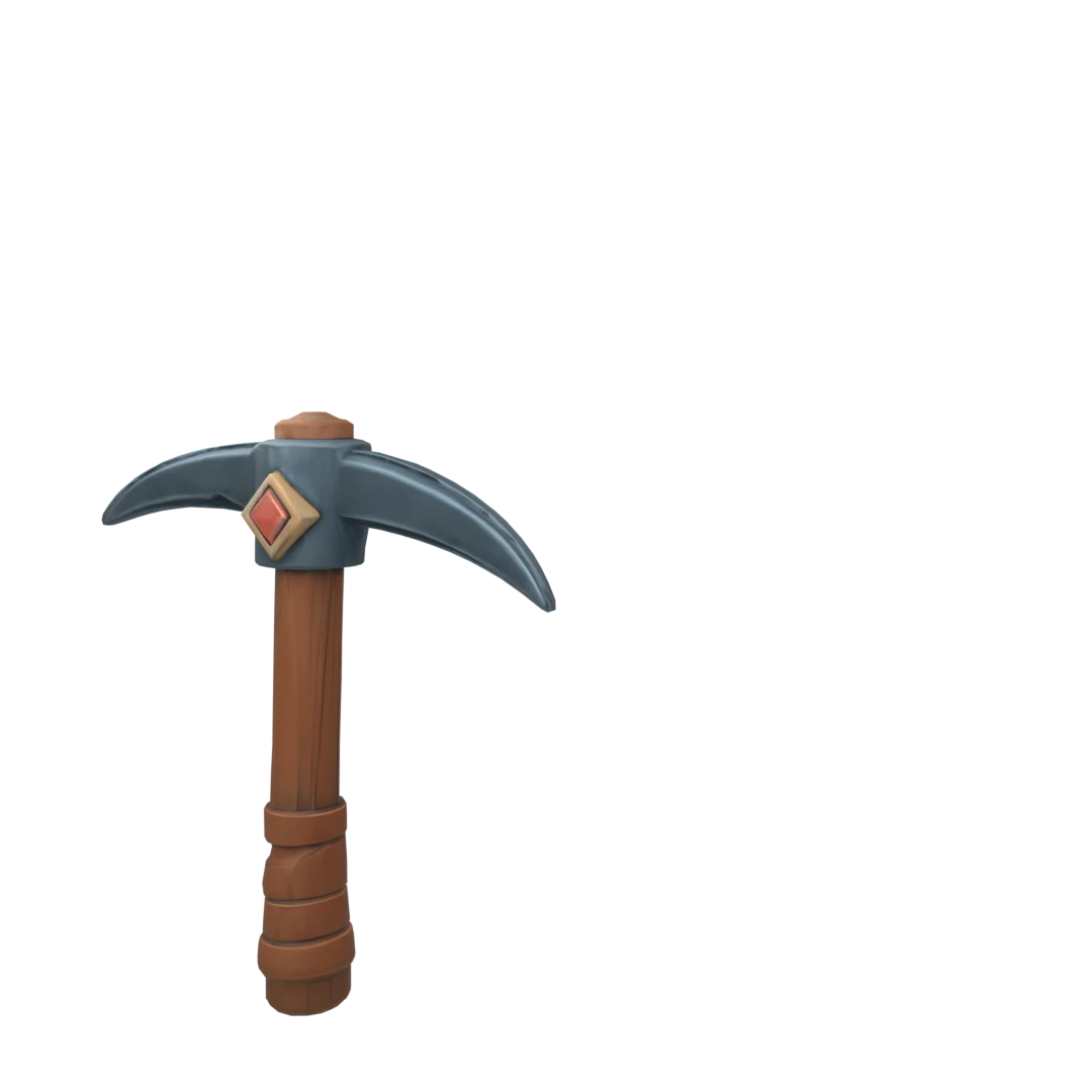 Treasure Hunters Pickaxe - Clothes for Roblox 3D by Julian Sølvberg