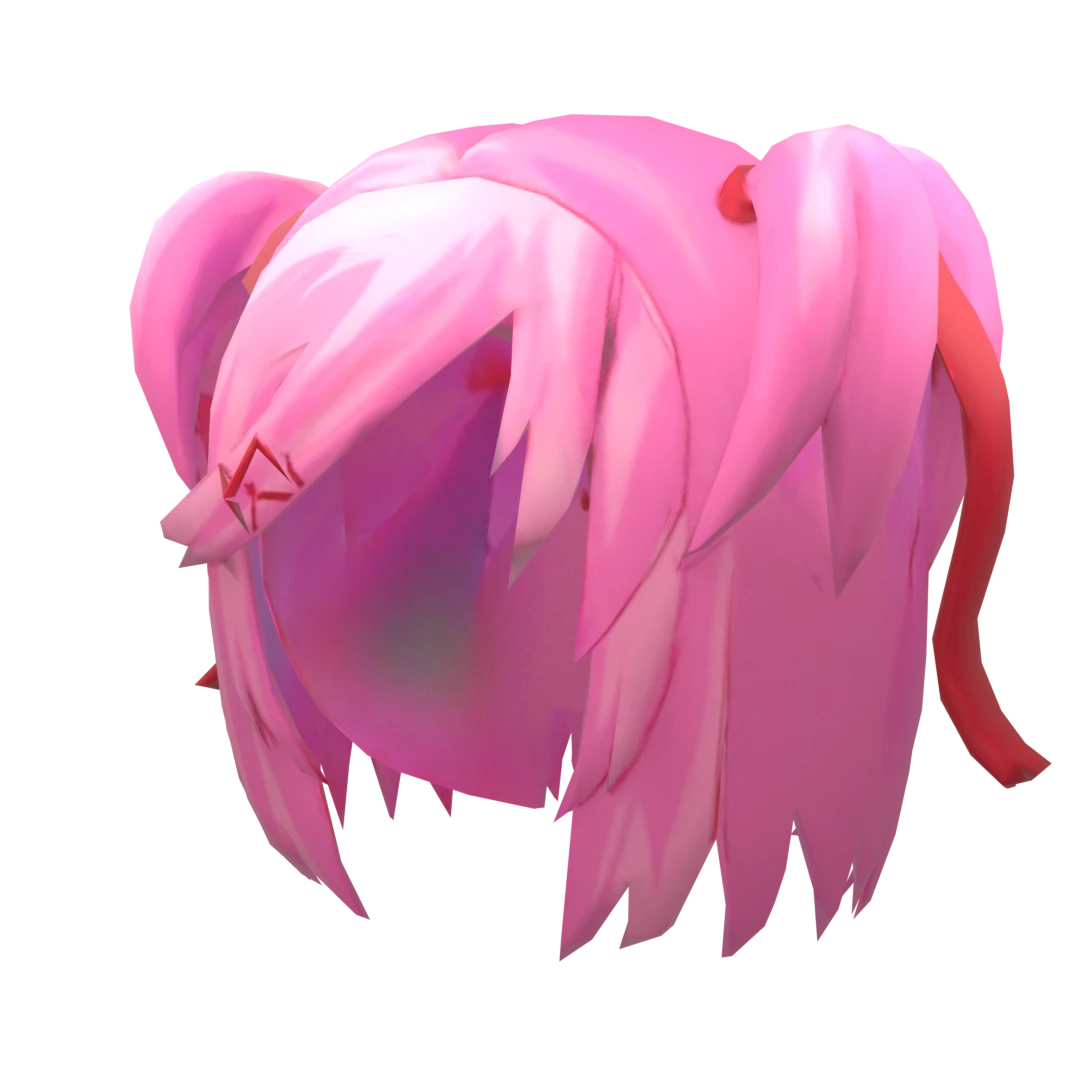 3D Natsuki wig - Clothes for Roblox 3D by Elijah .P
