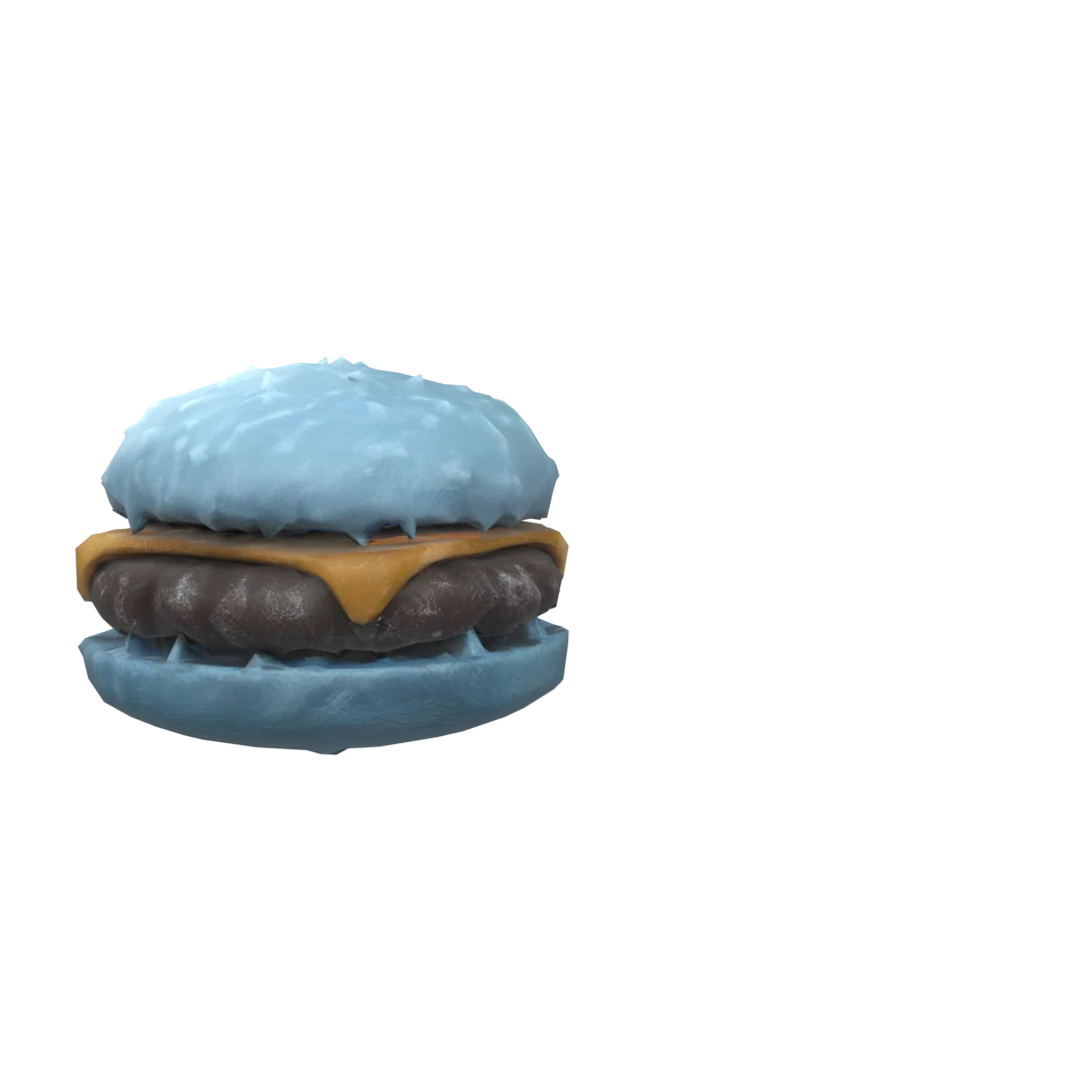 Frozen Cheeseburger Model - Clothes for Roblox 3D by Creek