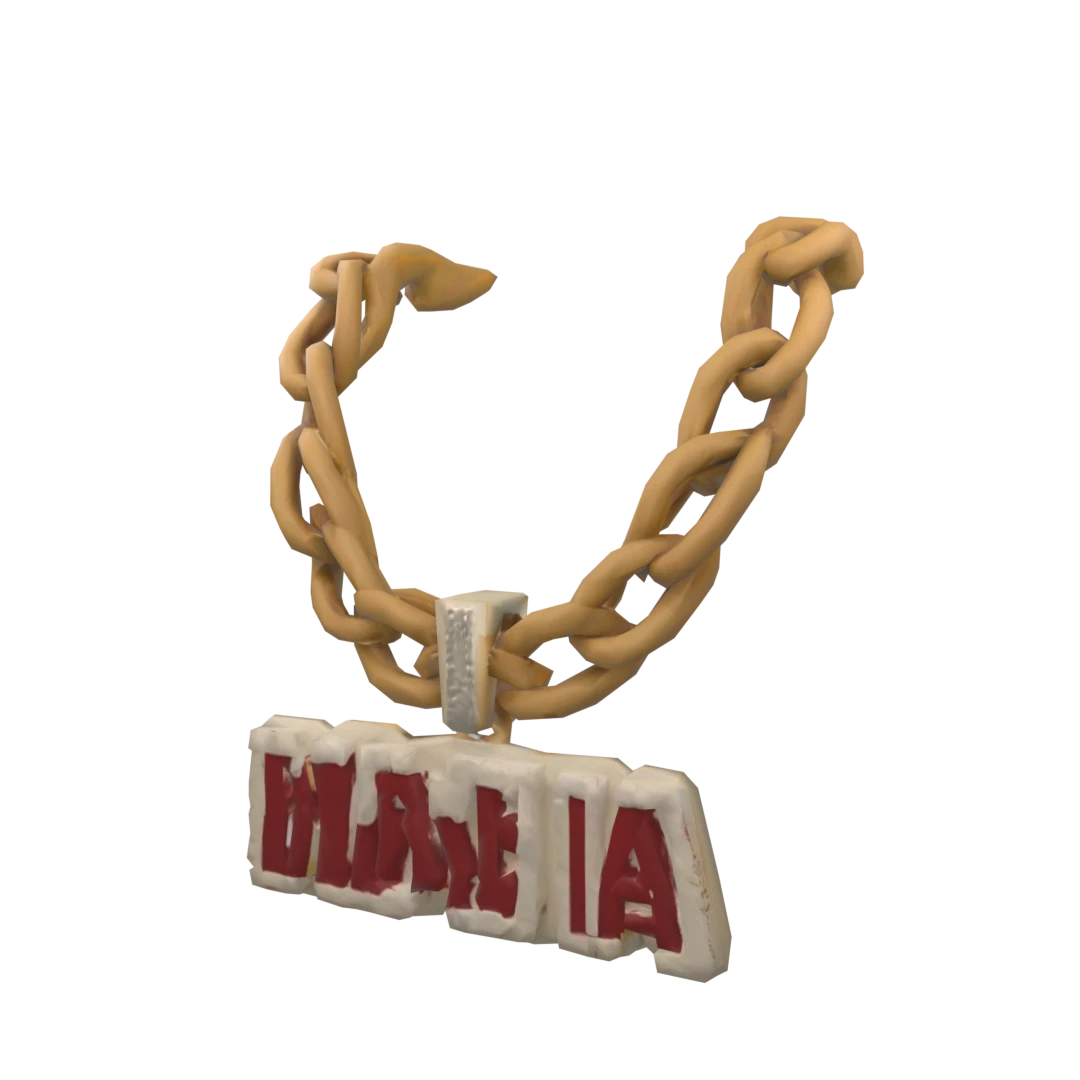 Oakland Mafia Chain - Clothes for Roblox 3D by SHLIM DESIGNZ