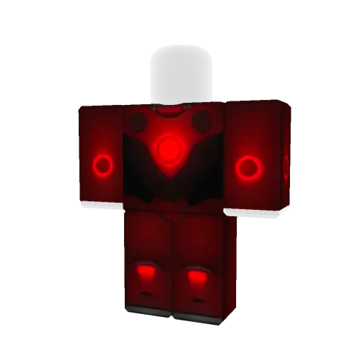 black aura red robot - Skin for Roblox by Customuse AI