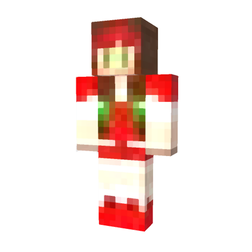 Christmas elf girl - Skin for Minecraft by Elizabeth Barajas