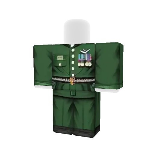 Green military uniform - Skin for Roblox by George