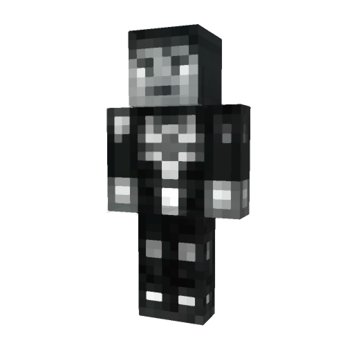 black with grey thunder cyborg with abs and muscle - Skin for Minecraft ...