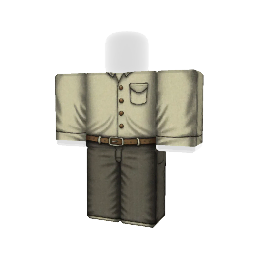 filthy beggar/homeless shirt with holes - Skin for Roblox by Ayy P