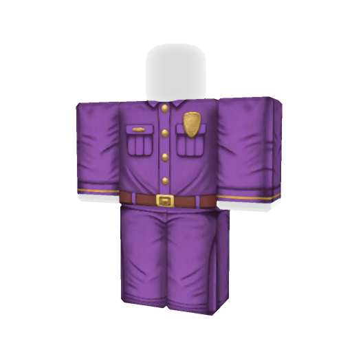 Purple police uniform - Skin for Roblox by LUKE BTP