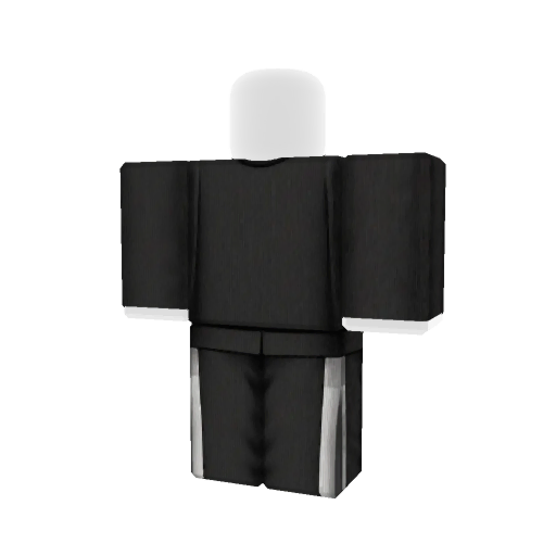 Black jogging pants And white stripes on the sides - Skin for Roblox by ...