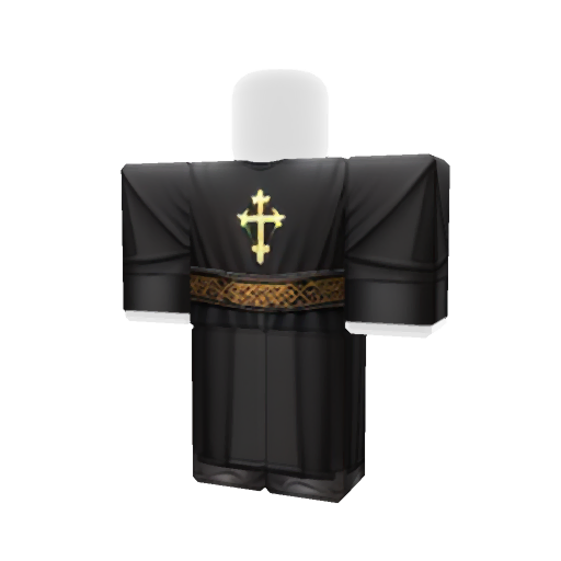 Black Russian Christian Orthodox Monk Clothing Rob - Skin for Roblox by ...