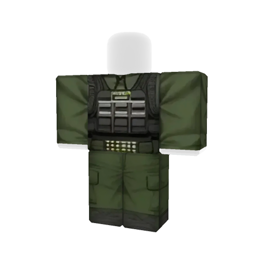 Olive Green SWAT Uniform - Skin for Roblox by Blake