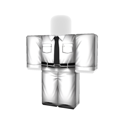 Create a Store worker uniform with a white tunic, - Skin for Roblox by ...