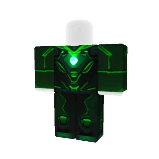 black and green cybernetic armor - Skin for Roblox by Markus Toimata