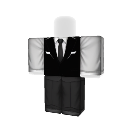 damaged black business suit with holes - Skin for Roblox by snicssy
