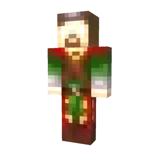 medieval archer blond beard elf - Skin for Minecraft by Strilka_Gaming