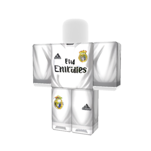 Real Madrid 17/18 Home Kit - Skin for Roblox by Deandre Asante