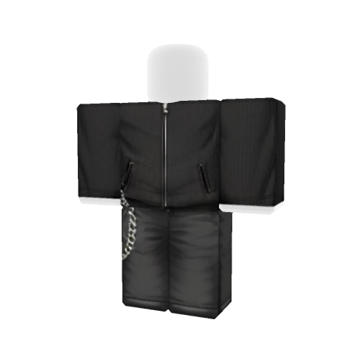 A black jock jacket With chains - Skin for Roblox by Joans Farf