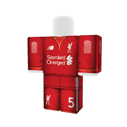 Liverpool FC jersey 24/25 - Skin for Roblox by Aidster