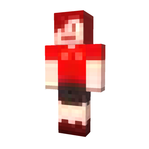 red girl - Skin for Minecraft by tapl22 22