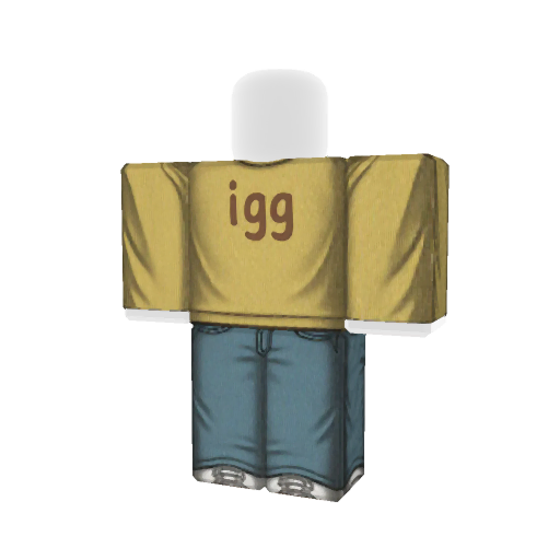 a shirt with no arms and the shirt says igg - Skin for Roblox by Tony Stark