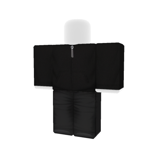 Black Hoodie with texture - Skin for Roblox by Chillz