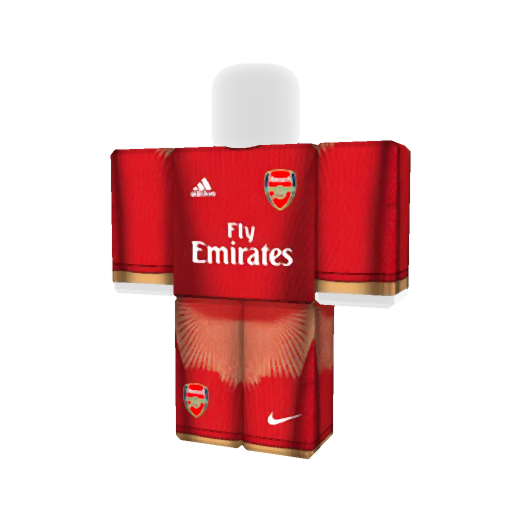 arsenal soccer jersey, Fly Emirates on the front, - Skin for Roblox by ...