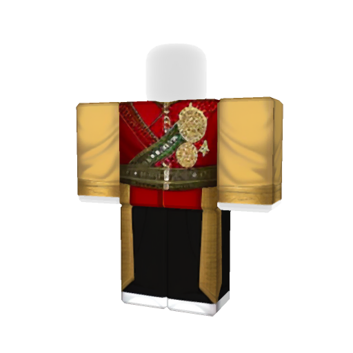 Red Ottoman sultan uniform - Skin for Roblox by Tubagus Muhammad Raihan K