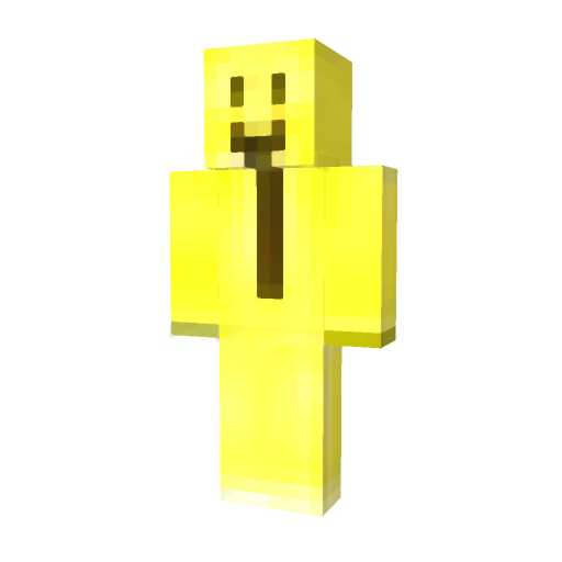 a fully yellow man whos silly - Skin for Minecraft by Ashleigh Sperring