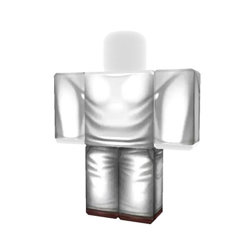 Short sleeve plain white shirt with realistic shad - Skin for Roblox by ...