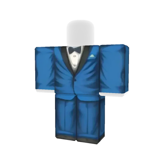 blue tuxedo - Skin for Roblox by Customuse AI