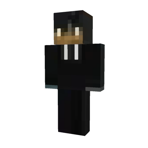 Completely black skin - Skin for Minecraft by JAGHDFESDGF