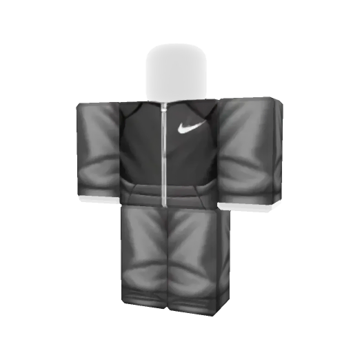 NIKE TECH FLECCE BLACK ANF GREY MODEL | Customuse