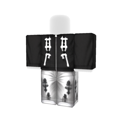Make me a emo drip outfit with lots of sculls with - Skin for Roblox by ...