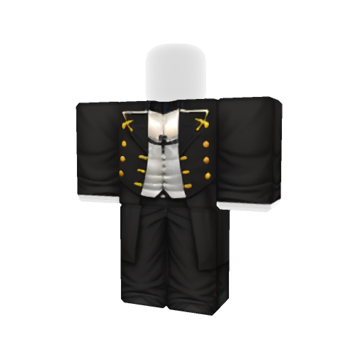 Napoleon shirt noir - Skin for Roblox by Noche brijas