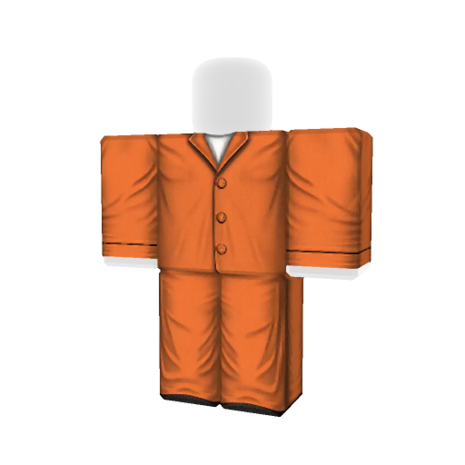 Prison orange jumpsuit - Skin for Roblox by creator81706757