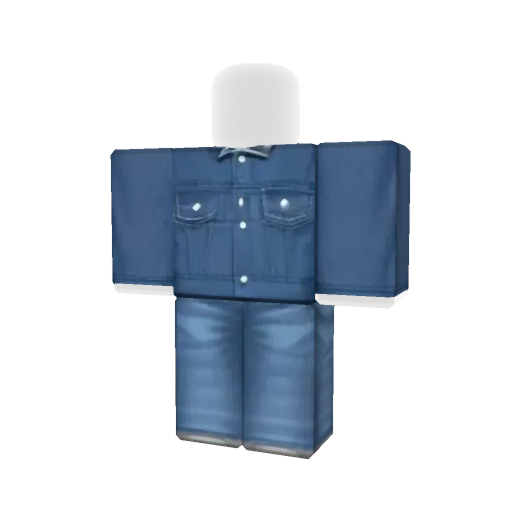 Blue denim jacket - Skin for Roblox by obi wan