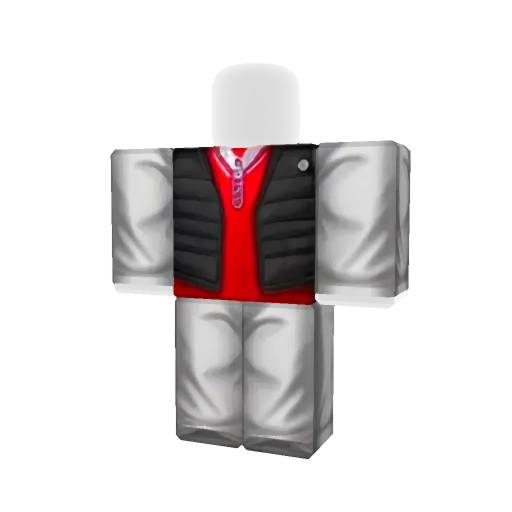 Buff guy with vest 2 foot tall cool hair | Customuse