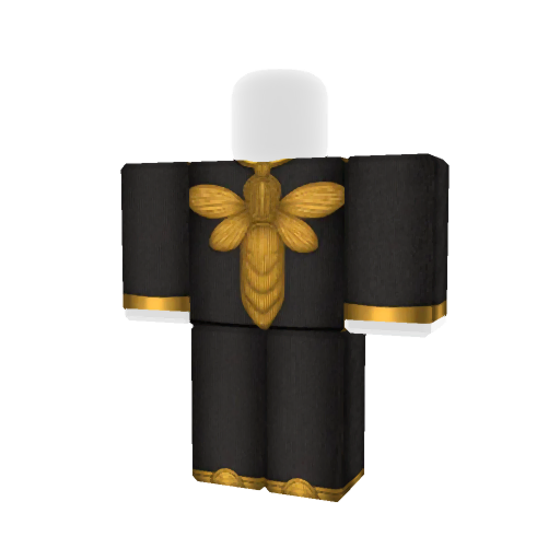 Black shirt with "giggity" in the front and "bee s - Skin for Roblox by ...