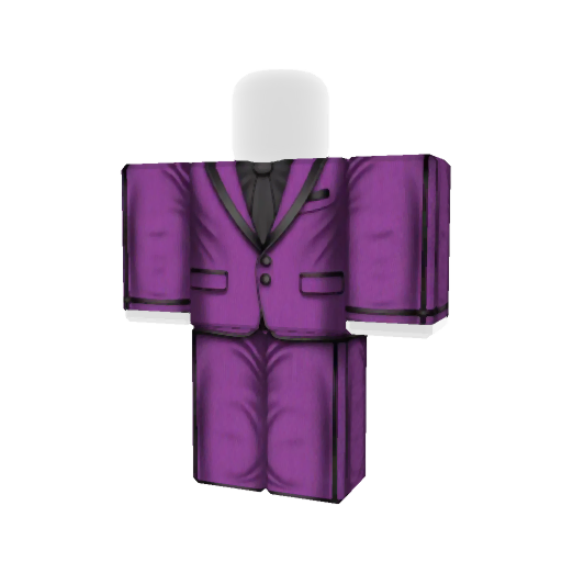 A classic purple suit with black piping along the - Skin for Roblox by ...