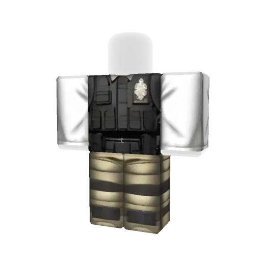 Military Police uniform with police armor - Skin for Roblox by Zvqra E tuk