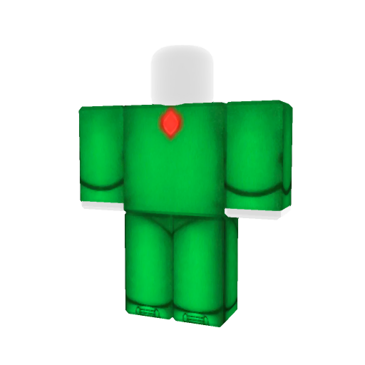 A green kitsune with red glowing eyes and 5 blue g - Skin for Roblox by ...