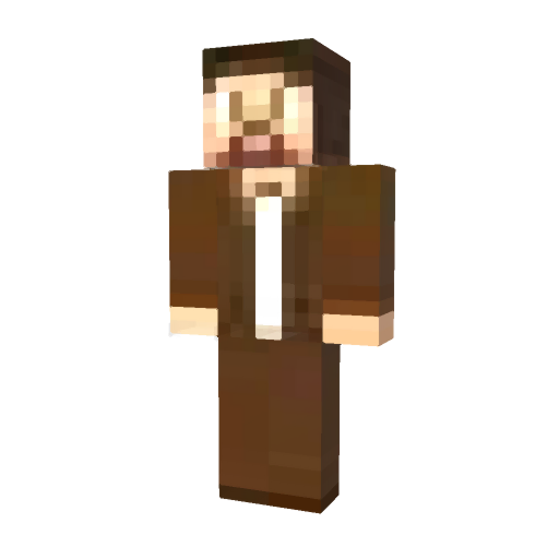 create a brown to light skin guy with a little bea - Skin for Minecraft ...