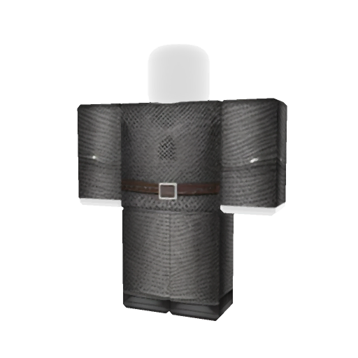 A black medieval tabard with realistic chainmail a - Skin for Roblox by ...