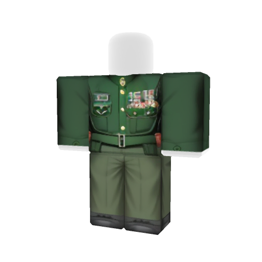 green military uniform - Skin for Roblox by Logan spooner