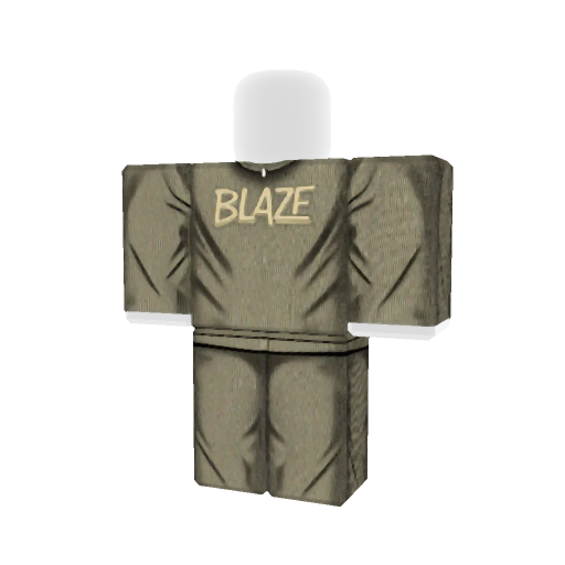 gang clothes with the wordblaze on it - Skin for Roblox by Customuse AI