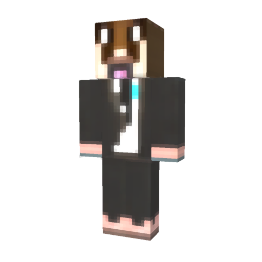 A suit with a pig head - Skin for Minecraft by Michael McConville