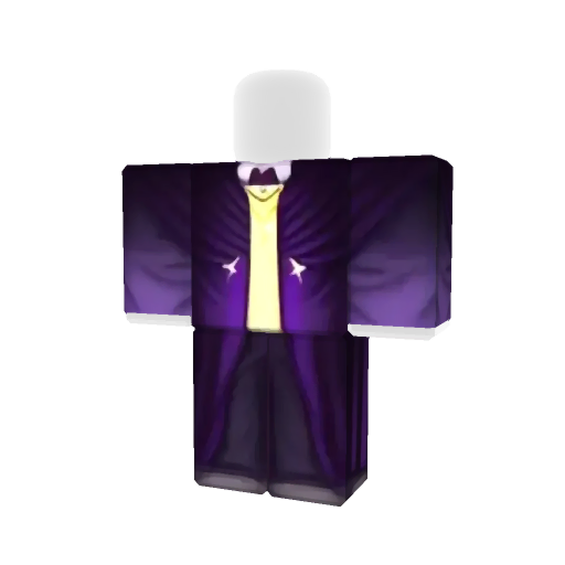dark purple wizard robe with stars on it - Skin for Roblox by Albert moon