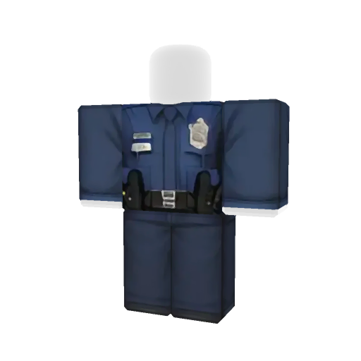 police uniform - Skin for Roblox by lowkey