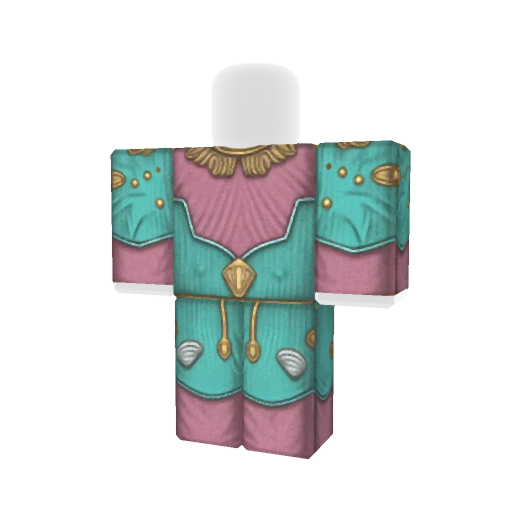 Underwater kingdom guard with coral armor, seashel - Skin for Roblox by ...