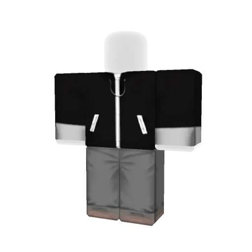 SOFT HOODIE TRACK SUIT BLACK - Skin for Roblox by THEGAMINGLEGENDS0