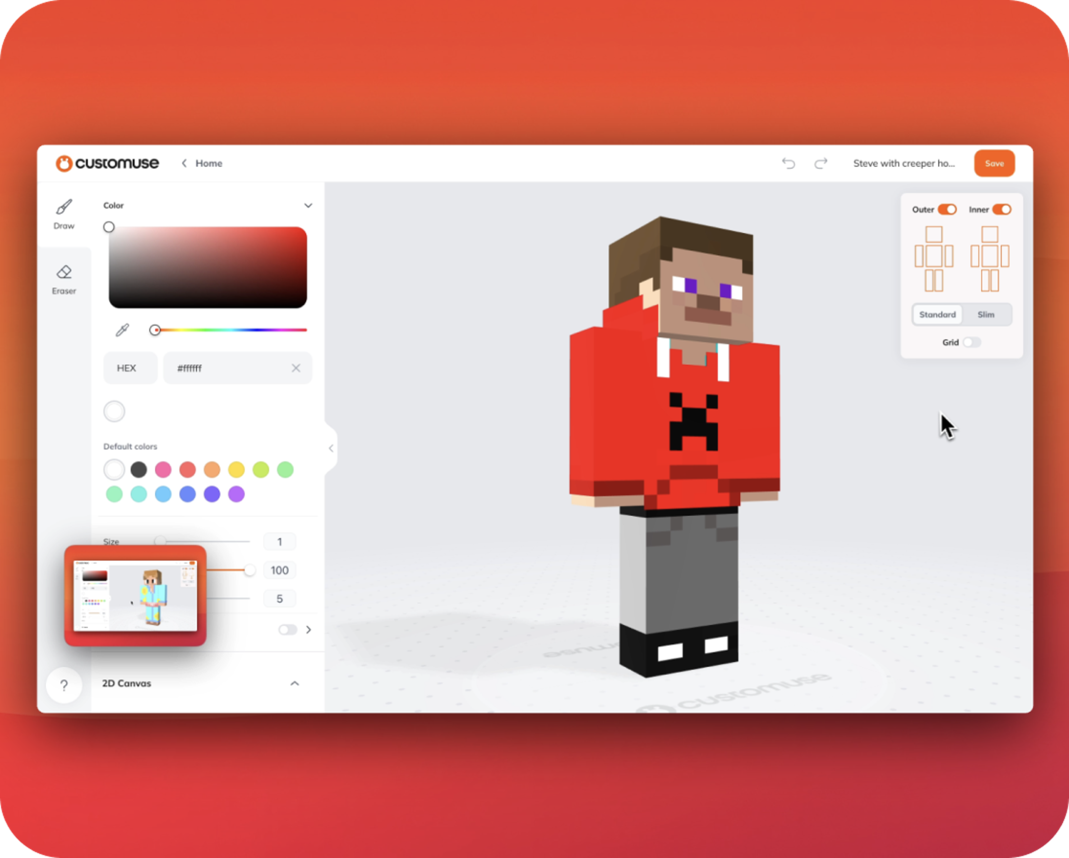 Create Minecraft Skins and Mod Minecraft In Seconds